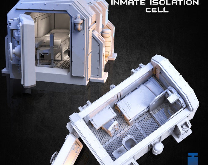 Inmate Isolation Cell |wargame|tabletop|rpg|20 Mm|28 Mm|32 Mm|miniature ...