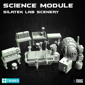 Science Lab - Evil Lab Scenery Module |wargame|tabletop|rpg|20 Mm|28 Mm ...