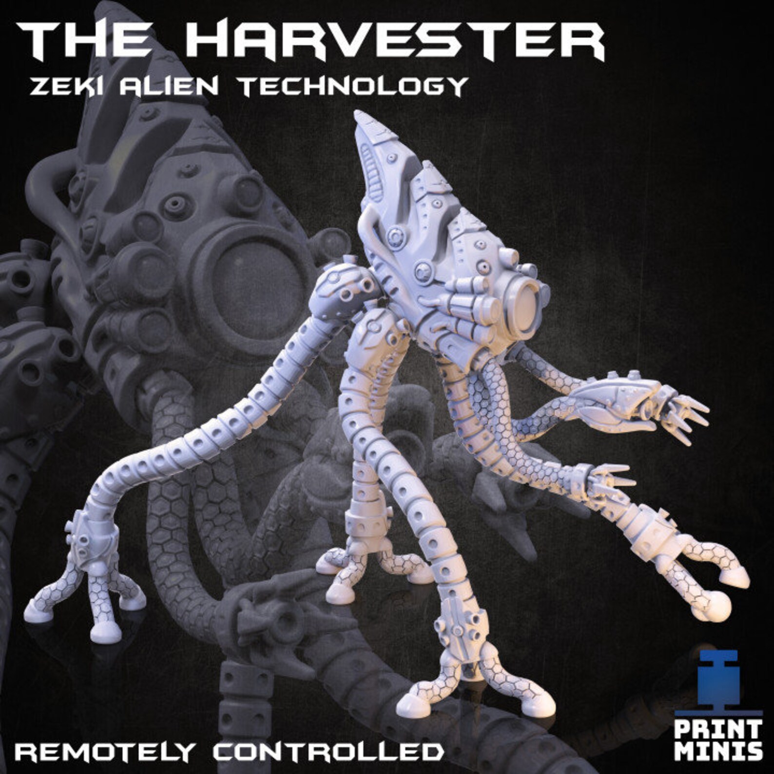 The Harvester Robot Zeki Alien Technology Wargame - Etsy