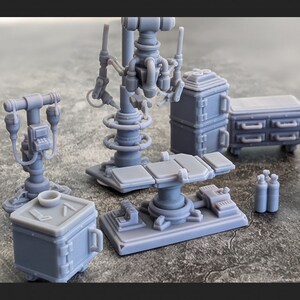 Medical Bay - Evil Lab Scenery Module |wargame|tabletop|rpg|20 Mm|28 Mm ...