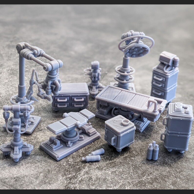 Medical Bay Evil Lab Scenery Module Wargame Tabletop - Etsy