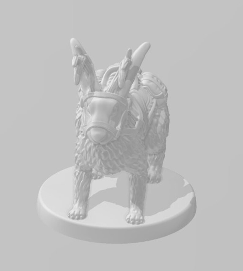 Jackalope-with-base|wargame|tabletop|rpg|20 Mm|28 Mm|32 Mm|miniature ...