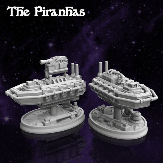 The Piranhas Drone Defence Boats Wargame Tabletop RPG20 - Etsy