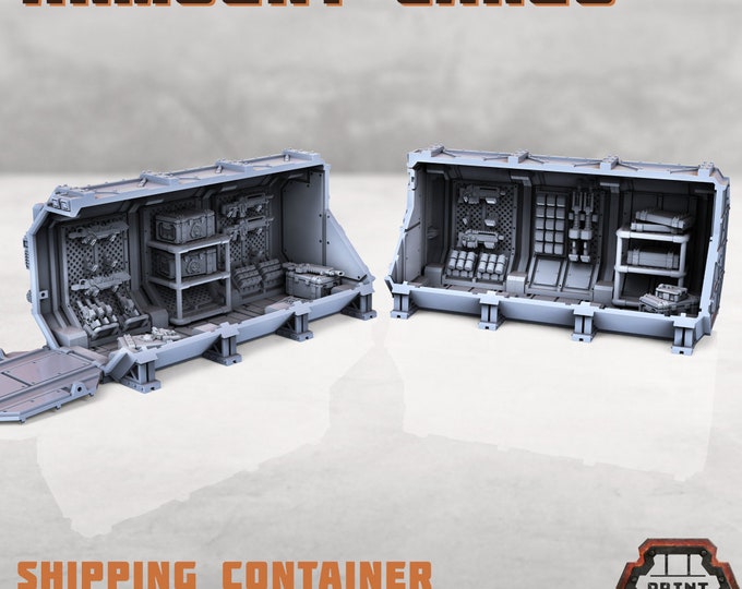 Container Cargo - Armory Scatter Upgrade Kit |wargame|tabletop|rpg|20 ...