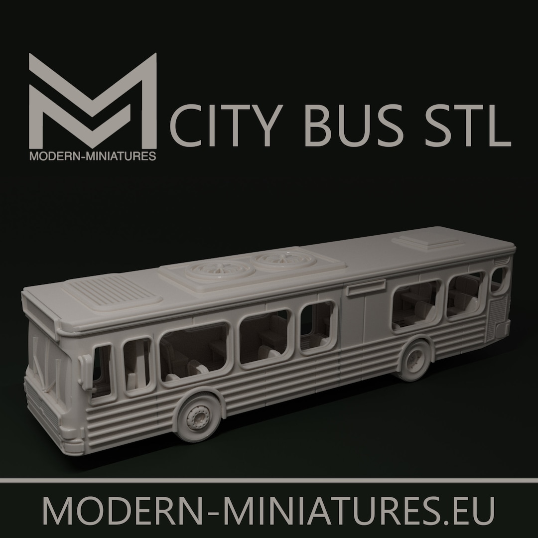 City Bus |wargame|tabletop|rpg|20 Mm|28 Mm|32 Mm|miniature|scifi|future ...