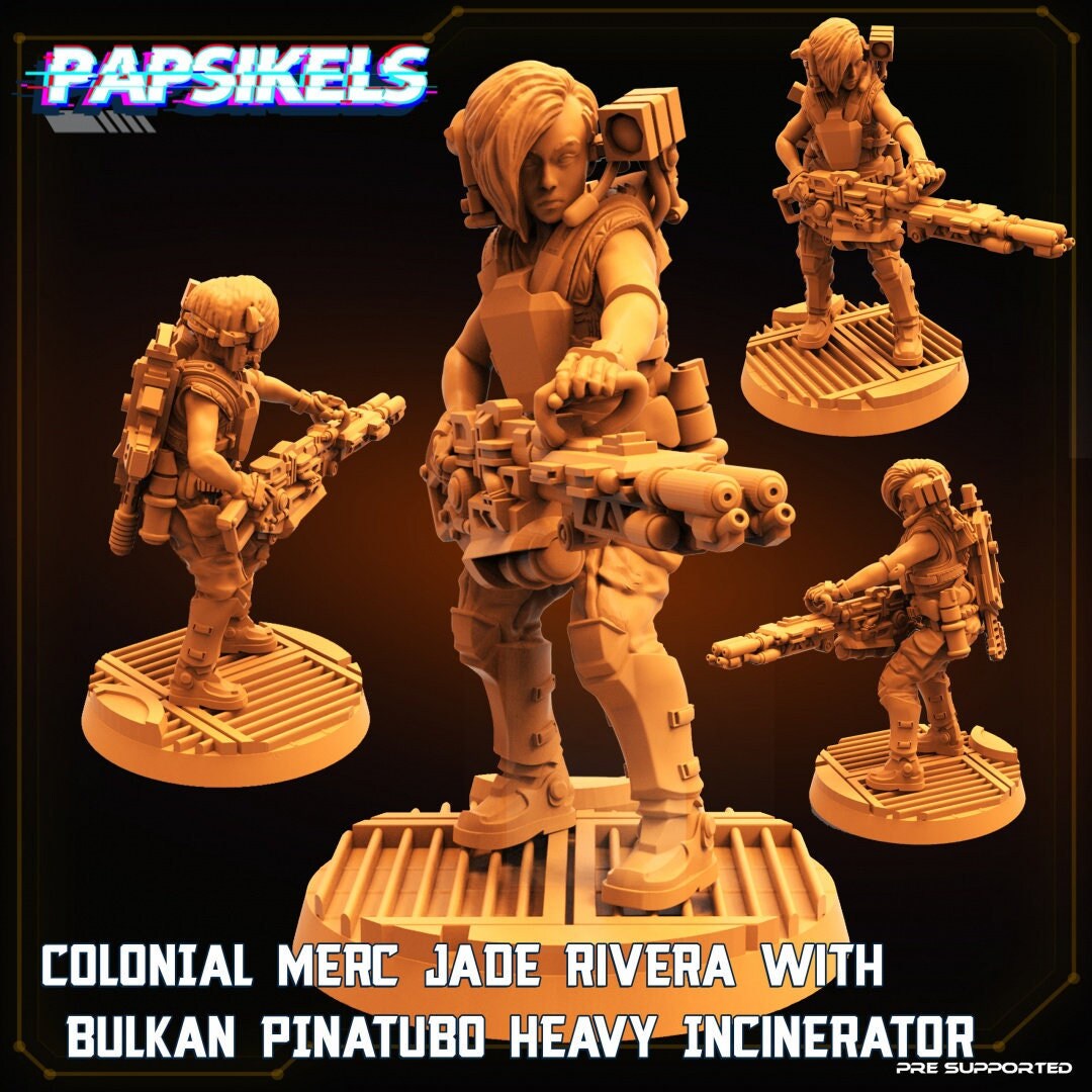 COLONIAL MERCENARY Jade Rivera With Bulkan Pinatubo Heavy Incinerator ...