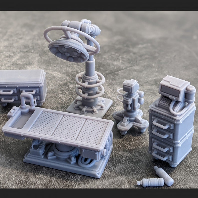 Medical Bay Evil Lab Scenery Module Wargame Tabletop - Etsy
