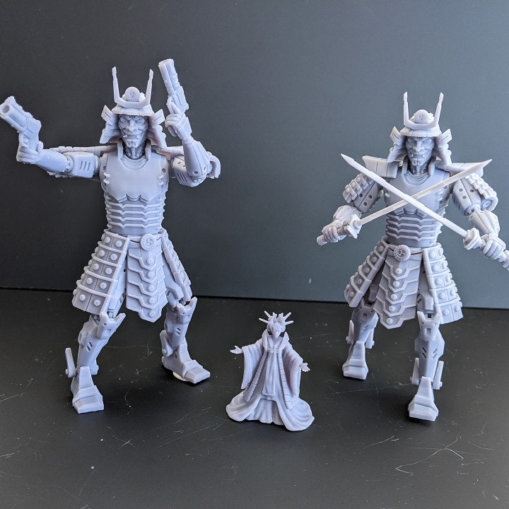 Samurai Combat Robots Wargame Tabletop RPG20 Mm28 Mm32 - Etsy