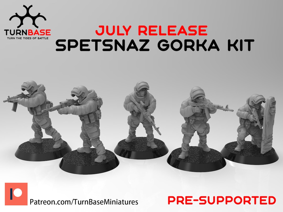 Spetsnaz Gorka Kit|6 Mm Miniature|dnd - Etsy