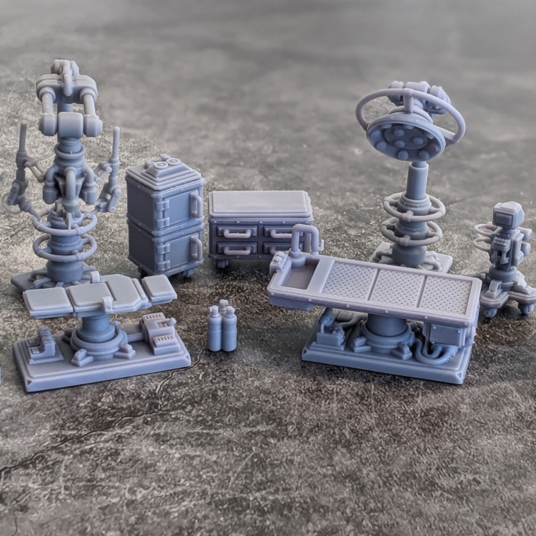 Medical Bay - Evil Lab Scenery Module |wargame|tabletop|rpg|20 Mm|28 Mm ...