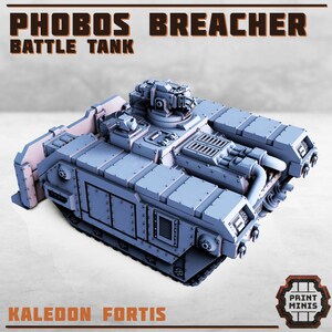Phobos Breacher Battle Tank - Kaledon Fortis |wargame|tabletop|rpg|20 ...