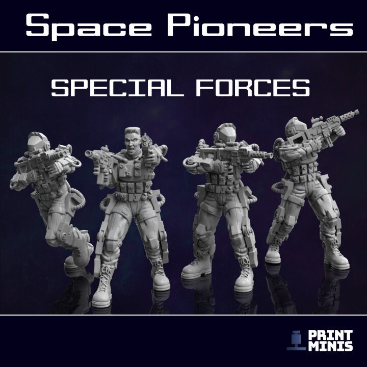 Space Soldiers Special Forces Military |wargame|tabletop|rpg|20 Mm|28 ...