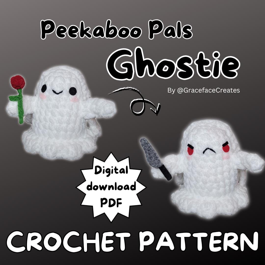 Peekaboo Pals Ghostie CROCHET PATTERN Digital Download PDF Transforming ...