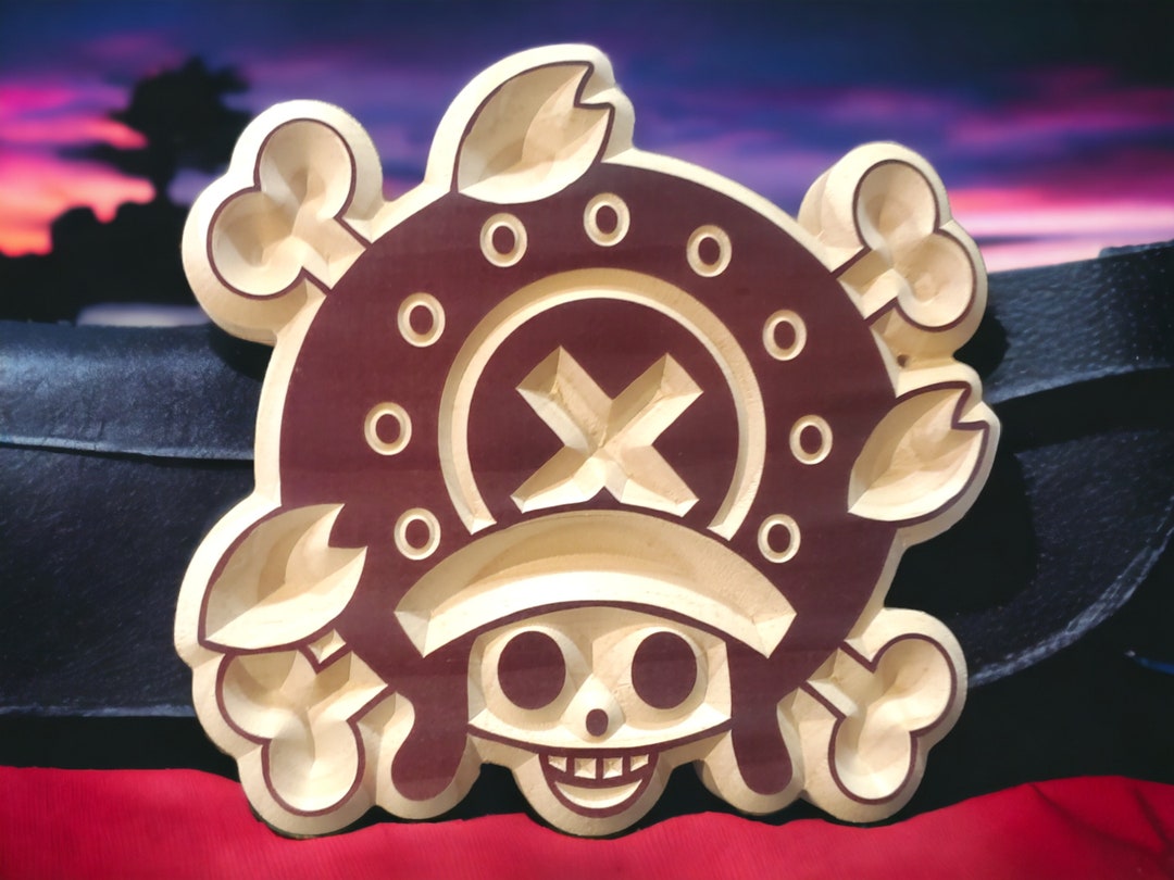 Handmade One Piece Jolly Roger Tony Tony Chopper Wooden - Etsy