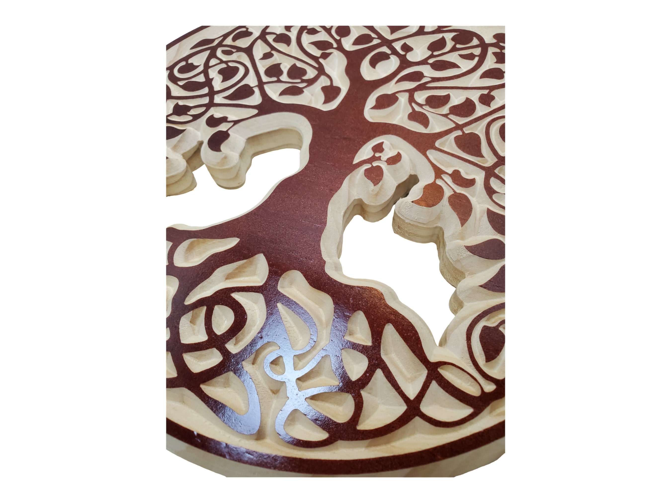 Handmade Tree of Life 2 Wooden Carving - Etsy