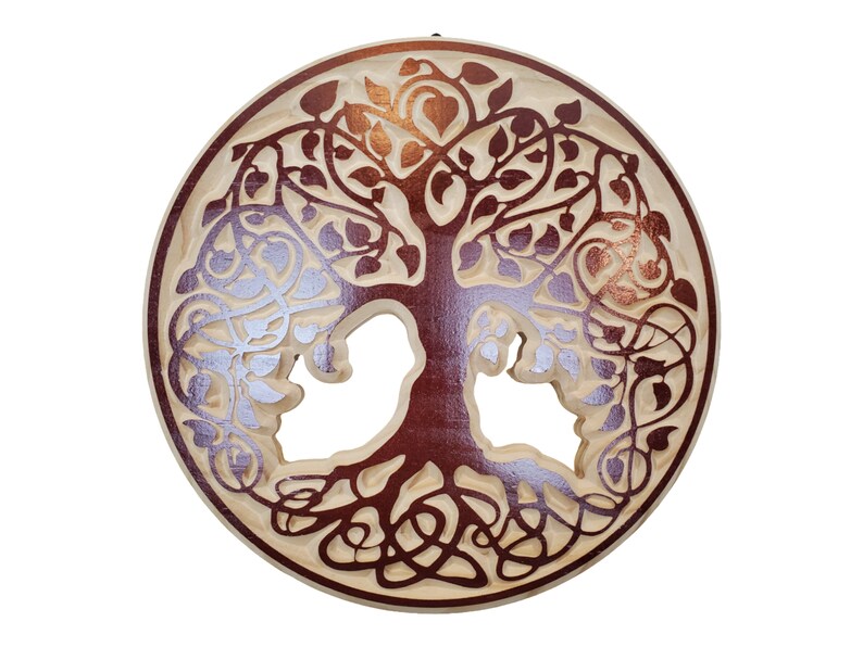 Handmade Tree of Life 2 Wooden Carving - Etsy