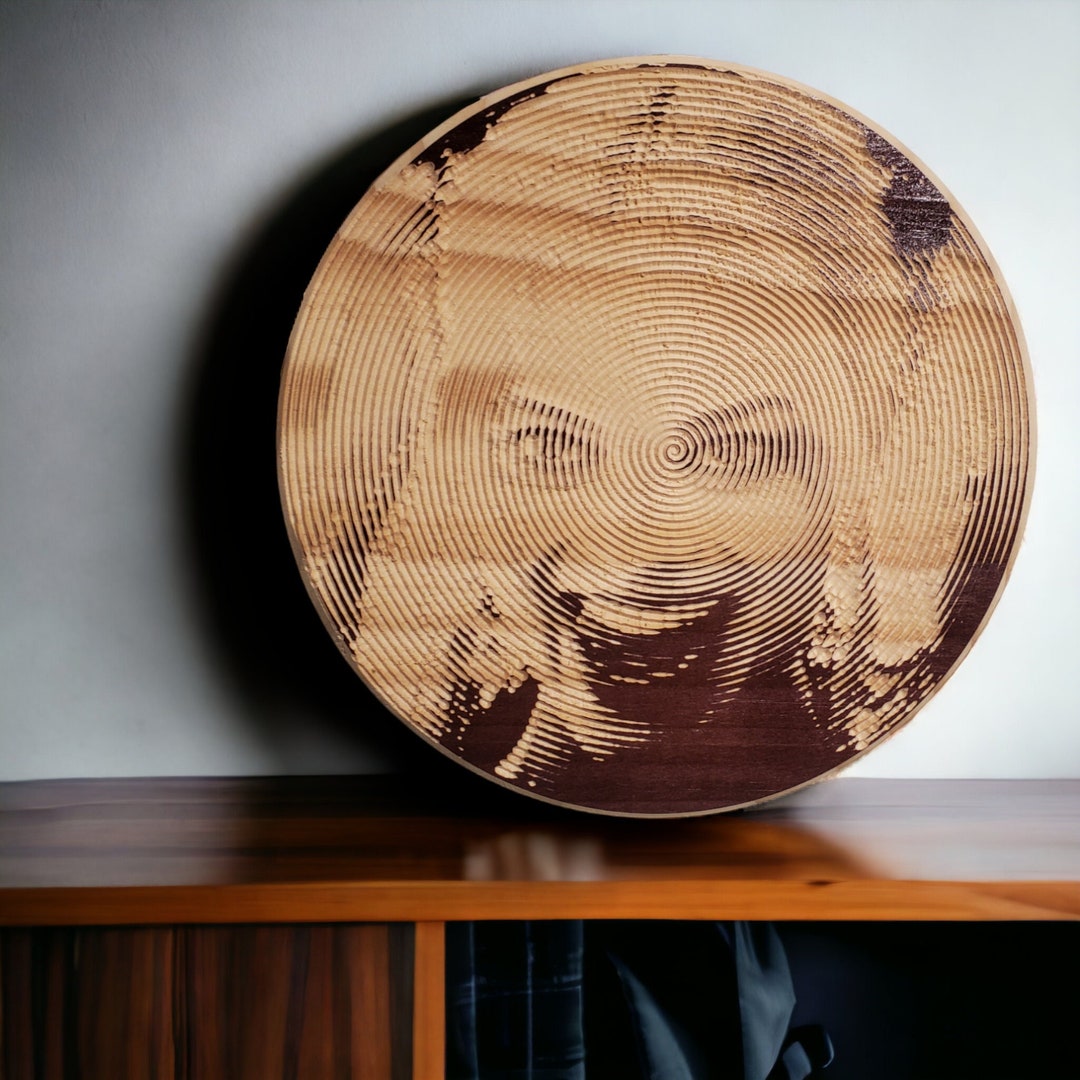 Handmade Halftone Portrait Margot Robbie Wooden Carving - Etsy