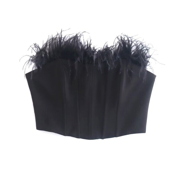 Feather Corset - Etsy