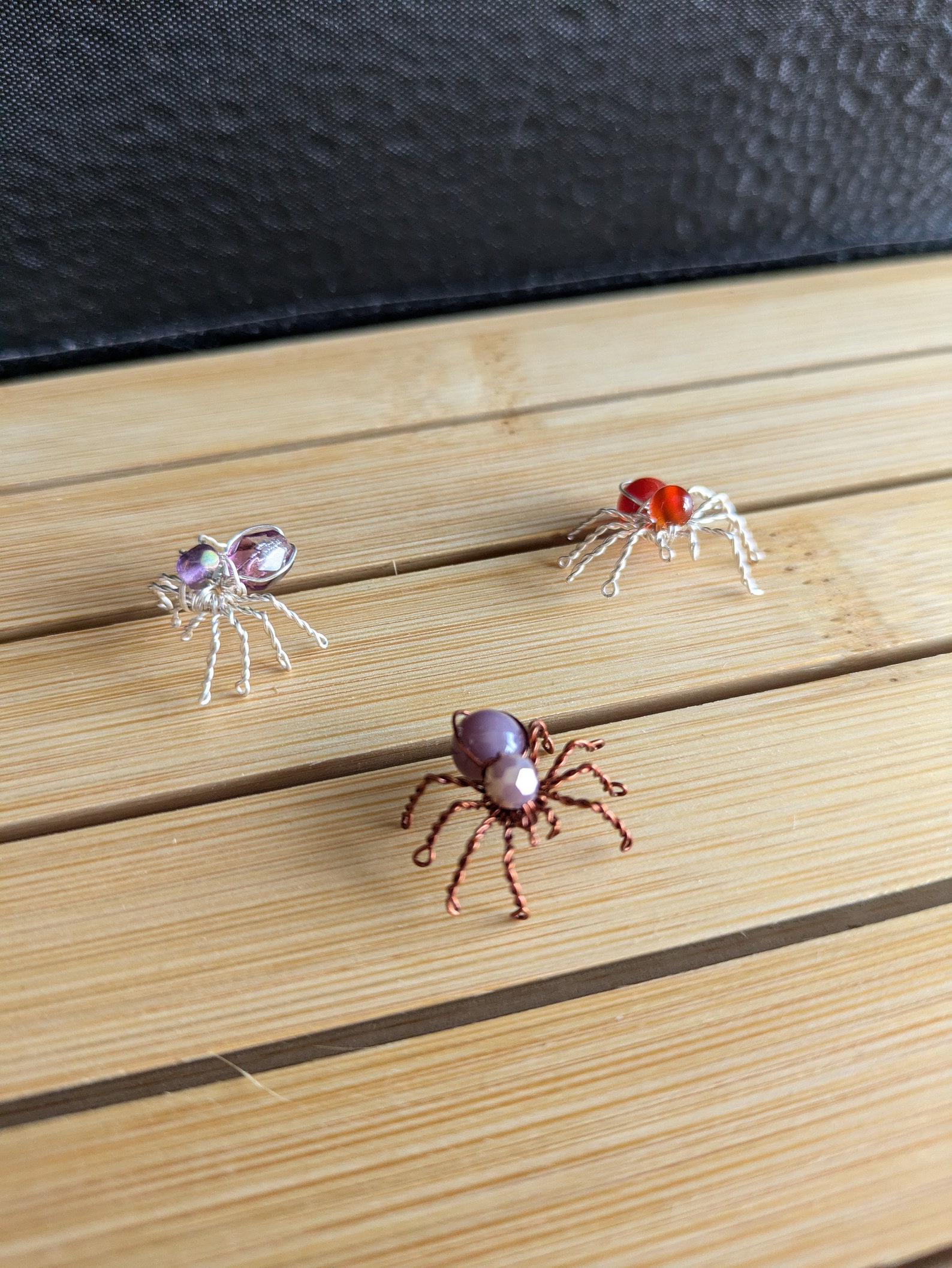 Wire Wrapped Spiders in Various Sizes - Etsy