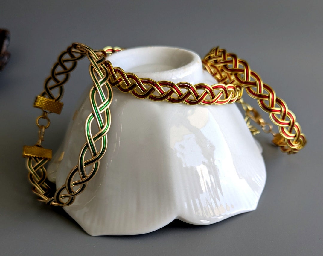 Gold Braids & Colors - Etsy