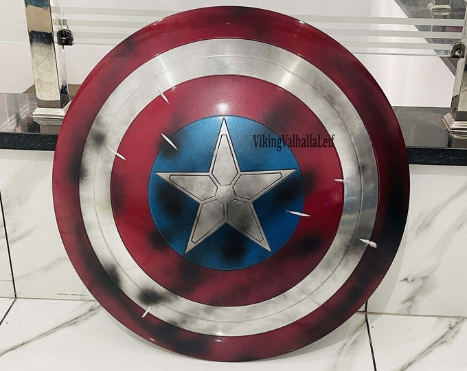 Captain America Shield Battle Damage the Falcon and the Winter Soldier ...