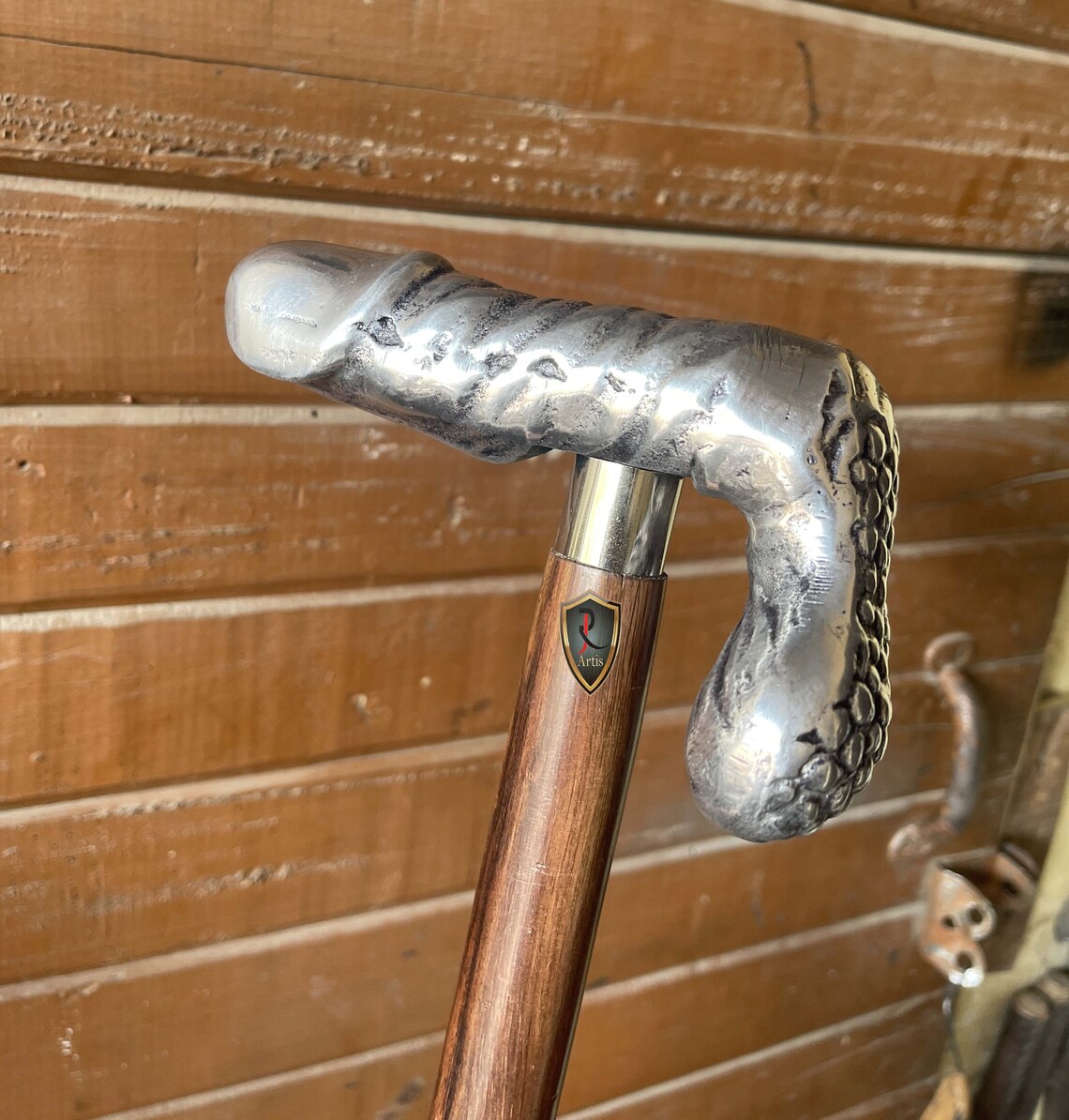 Man's Penis Walking Stick Cane Unique Penis Head Handle | Etsy India