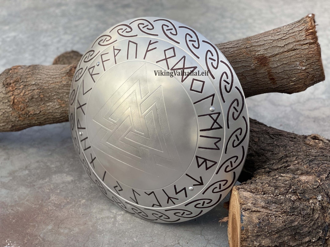 Medieval Viking Shield Valhalla Helm of Awe Viking Shield - Etsy