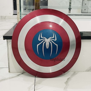 Spider-man Shield Black Spiderman Shield Authentic Replica Marvel ...
