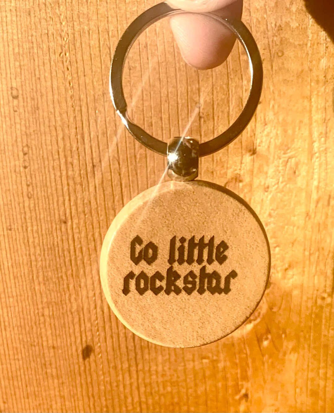 Go Little Rockstar Engraved Keychain- Supportive Gift-popular Tiktok ...