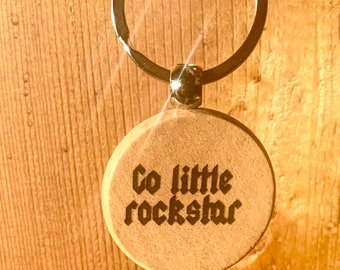Rockstar Keychain | Etsy