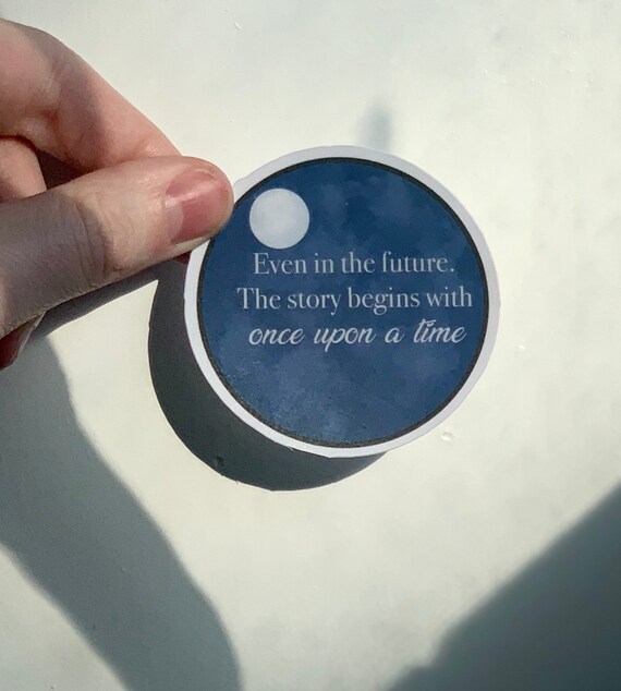 Storyteller Sticker-blue Sky Sticker Moon Sticker | Etsy