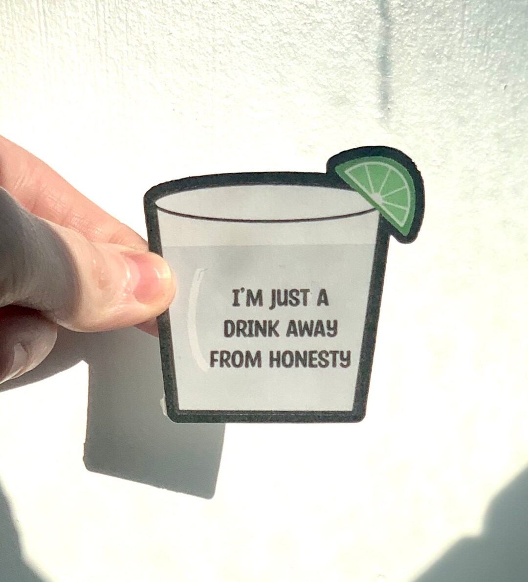 Drinking Sticker-shot Glass Sticker Quote Sticker - Etsy