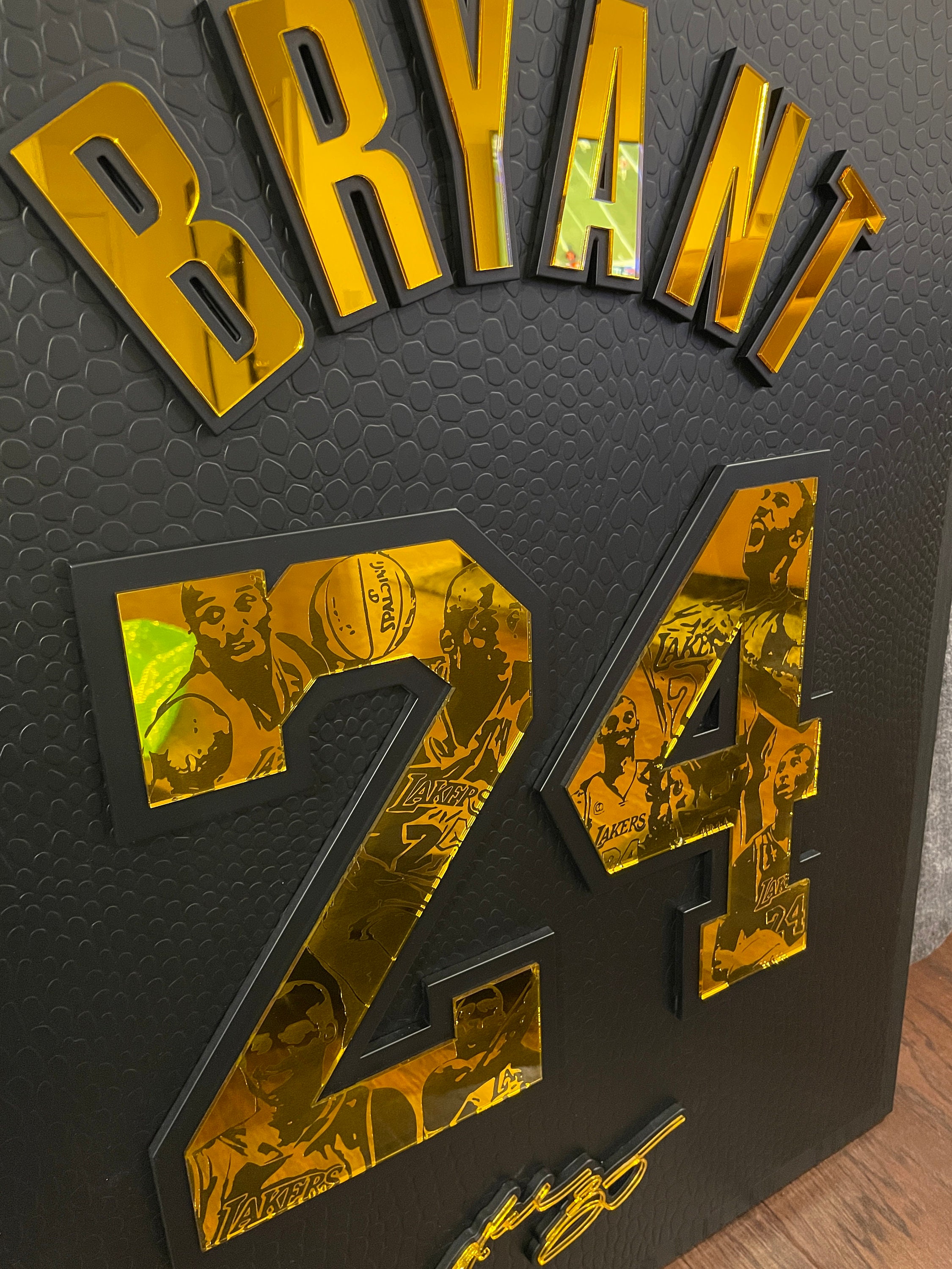 Kobe Bryant Wall Art Decor Mamba Snakeskin LA Lakers MJ Bulls - Etsy