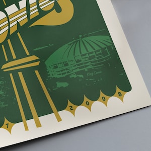 Seattle Super Sonics NBA Vintage Poster Art Print 18”x27” - Etsy