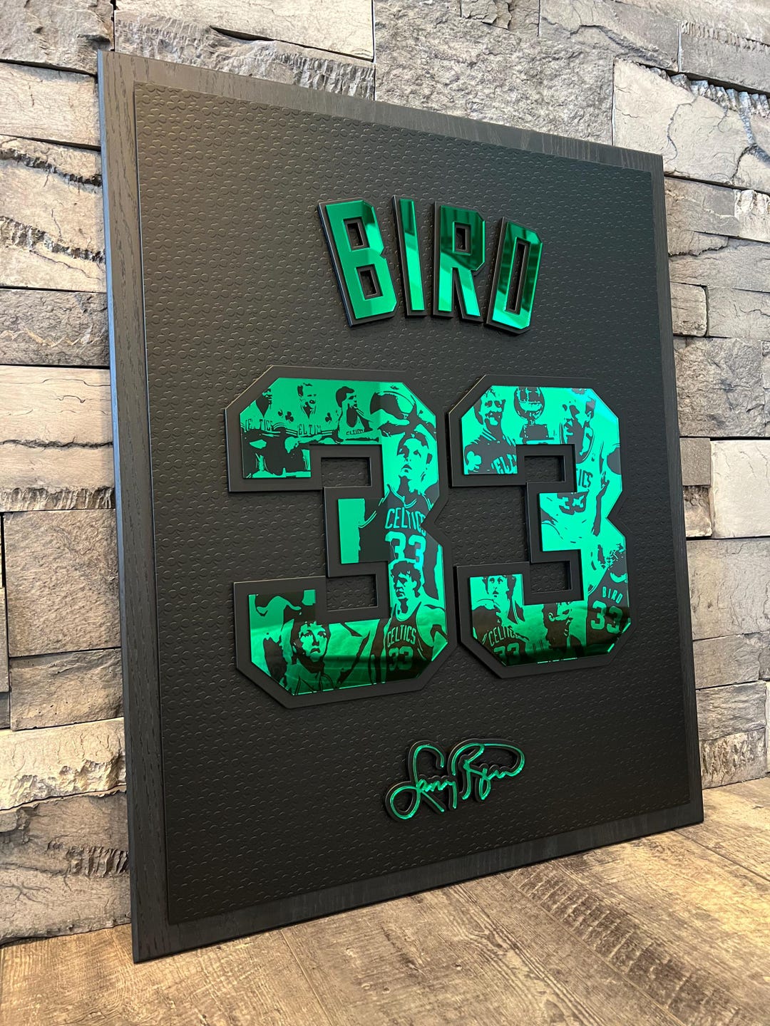 Larry Bird Custom Wall Art Decor Boston Celtics MJ Bulls Kobe Lakers - Etsy