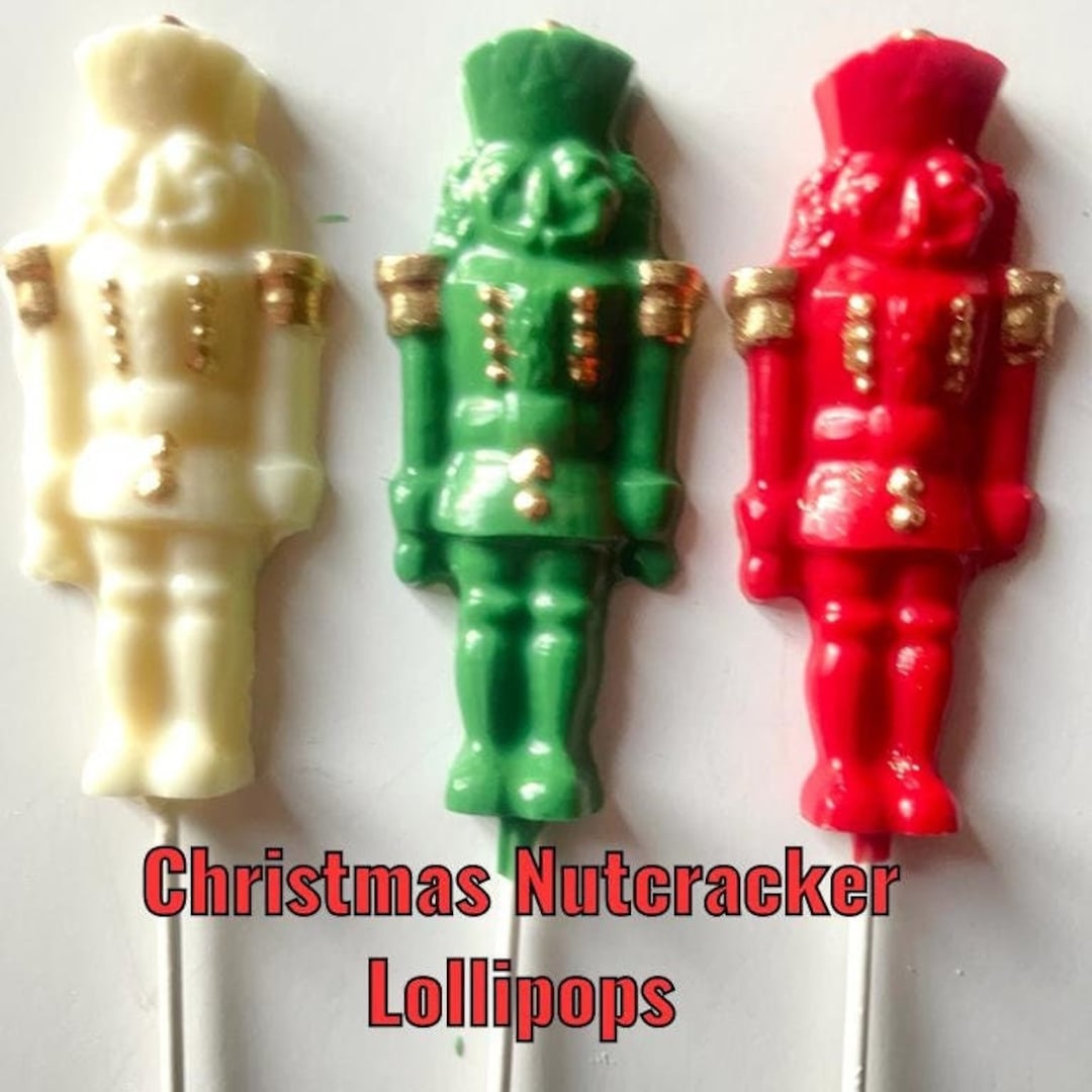 NUTCRACKER Chocolate Lollipop/christmas Chocolate/christmas Lollipop ...