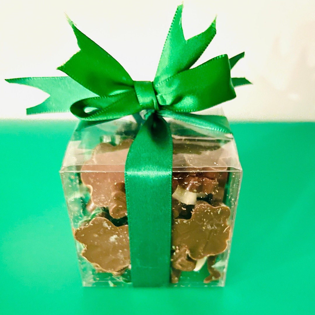 20 Bite Size Chocolate Shamrocks/st. Patrick Chocolate/st. Patrick ...