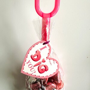 I Dig You Valentines Shovel, M&ms Treat Bag, Valentines Classroom Gift ...
