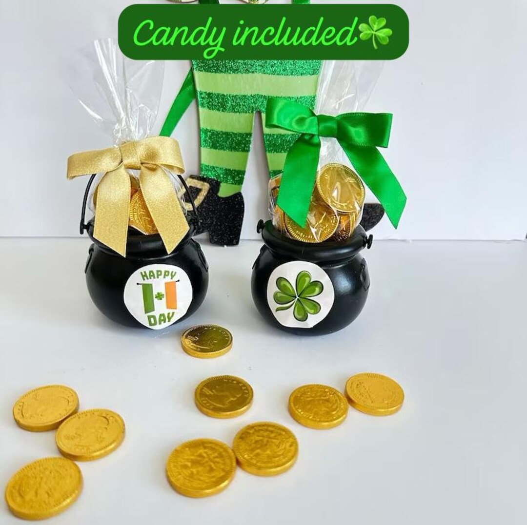 Pot of Gold With Chocolate Coin, St. Patrick Chocolate, St. Patrick ...