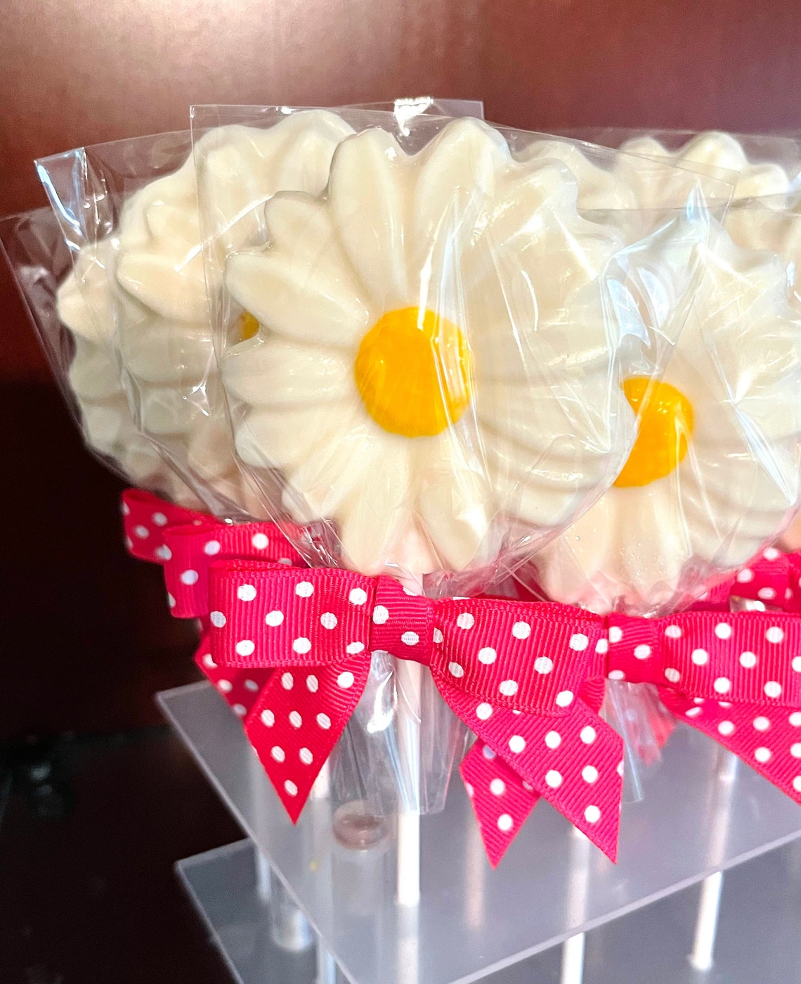 Daisy Chocolate Lollipops and Daisy Chocolate Pretzels - Etsy