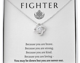 You Are a Fighter Necklace - Etsy