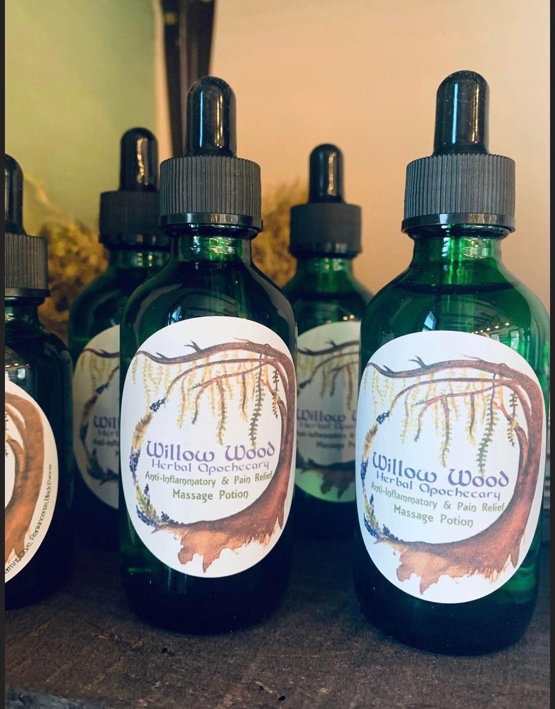 Pain & Inflammation Massage Potion - Etsy