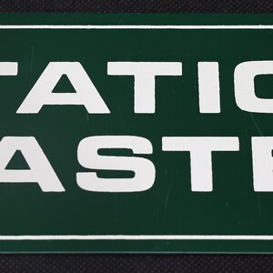 British Railways Station Master Metal Sign - Etsy