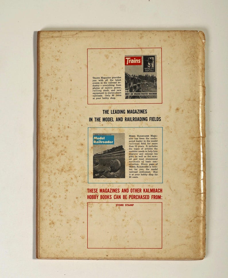 Vintage Model Railroad Book Set – Wiring, Track Plans & Realistic ...