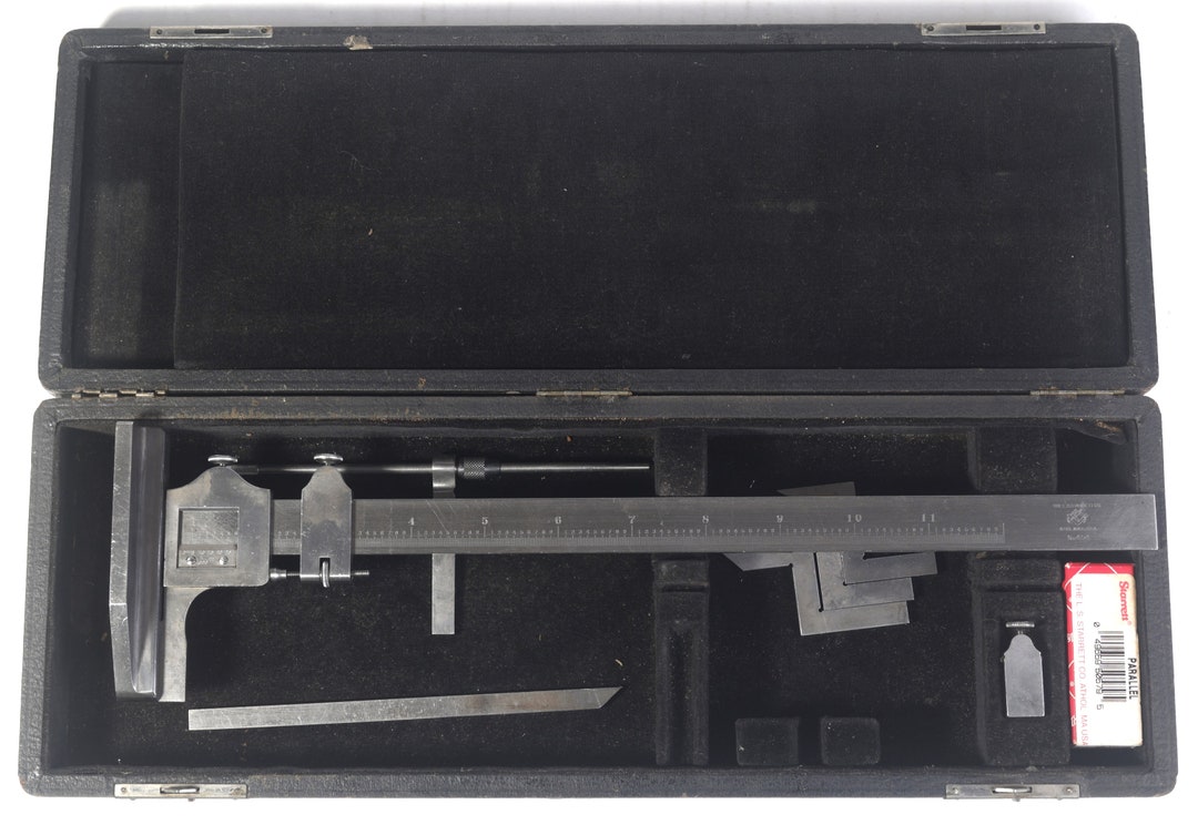 Starrett Precision 12 Vernier Height Gage 454 With Original Case - Etsy