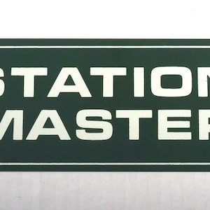 British Railways Station Master Metal Sign - Etsy
