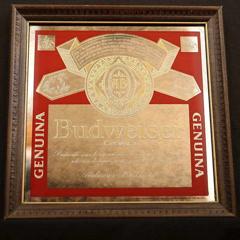 Vintage Brewery Mirror - Etsy