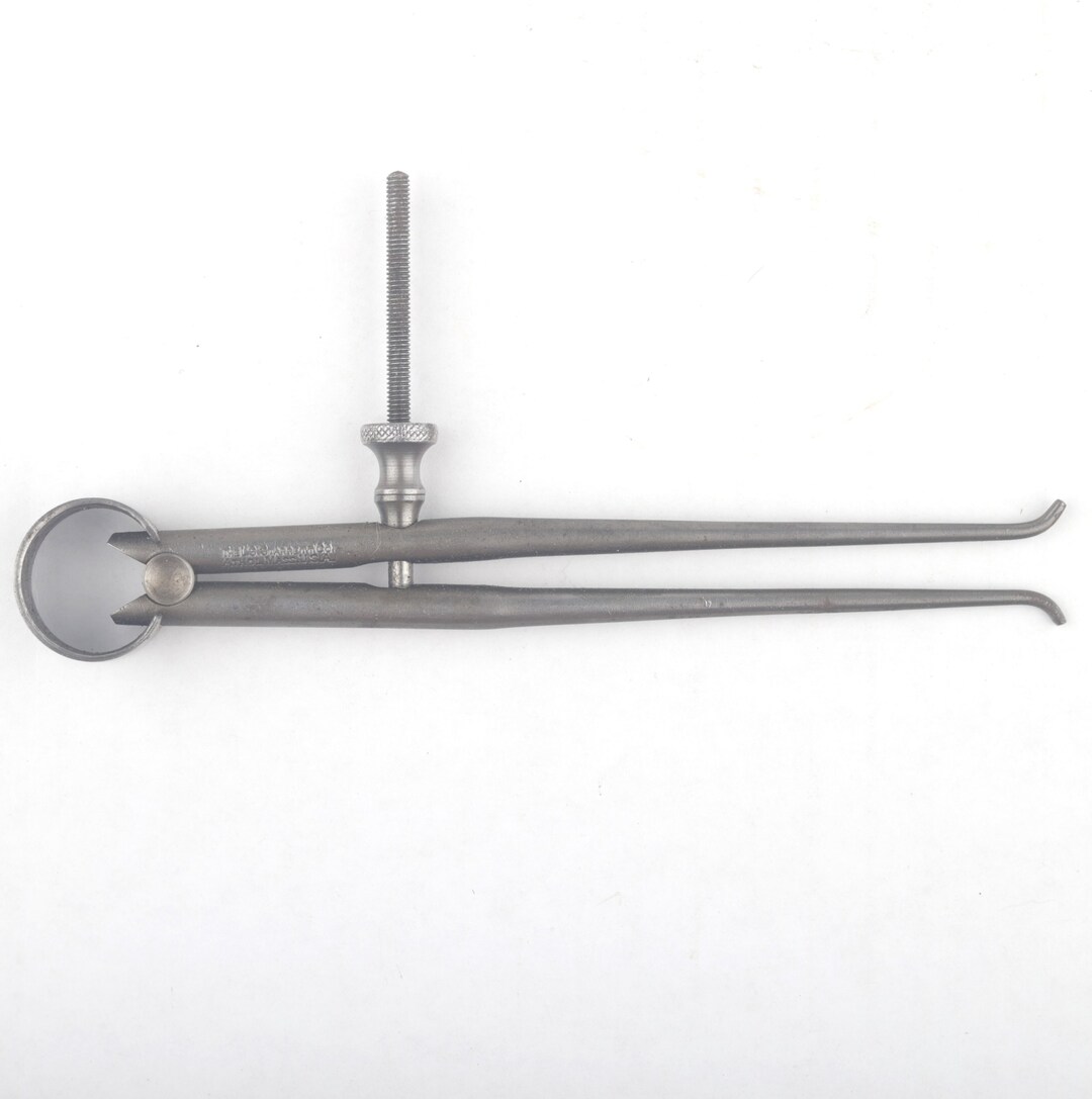 Vintage Starrett 5" Inside Spring Caliper – 1960s Precision Tool, Round ...