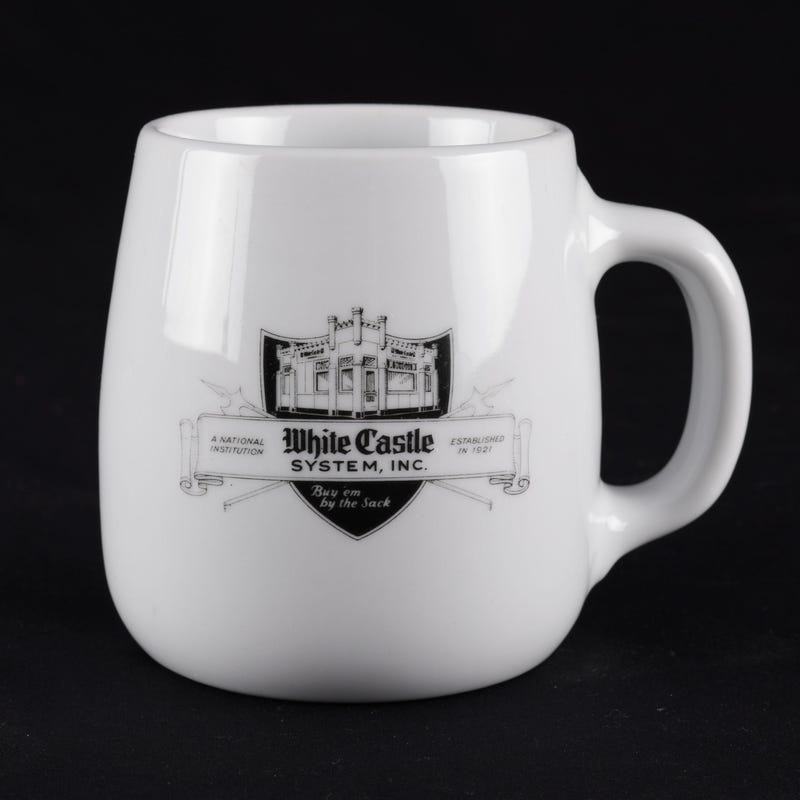 White Castle Mug - Etsy