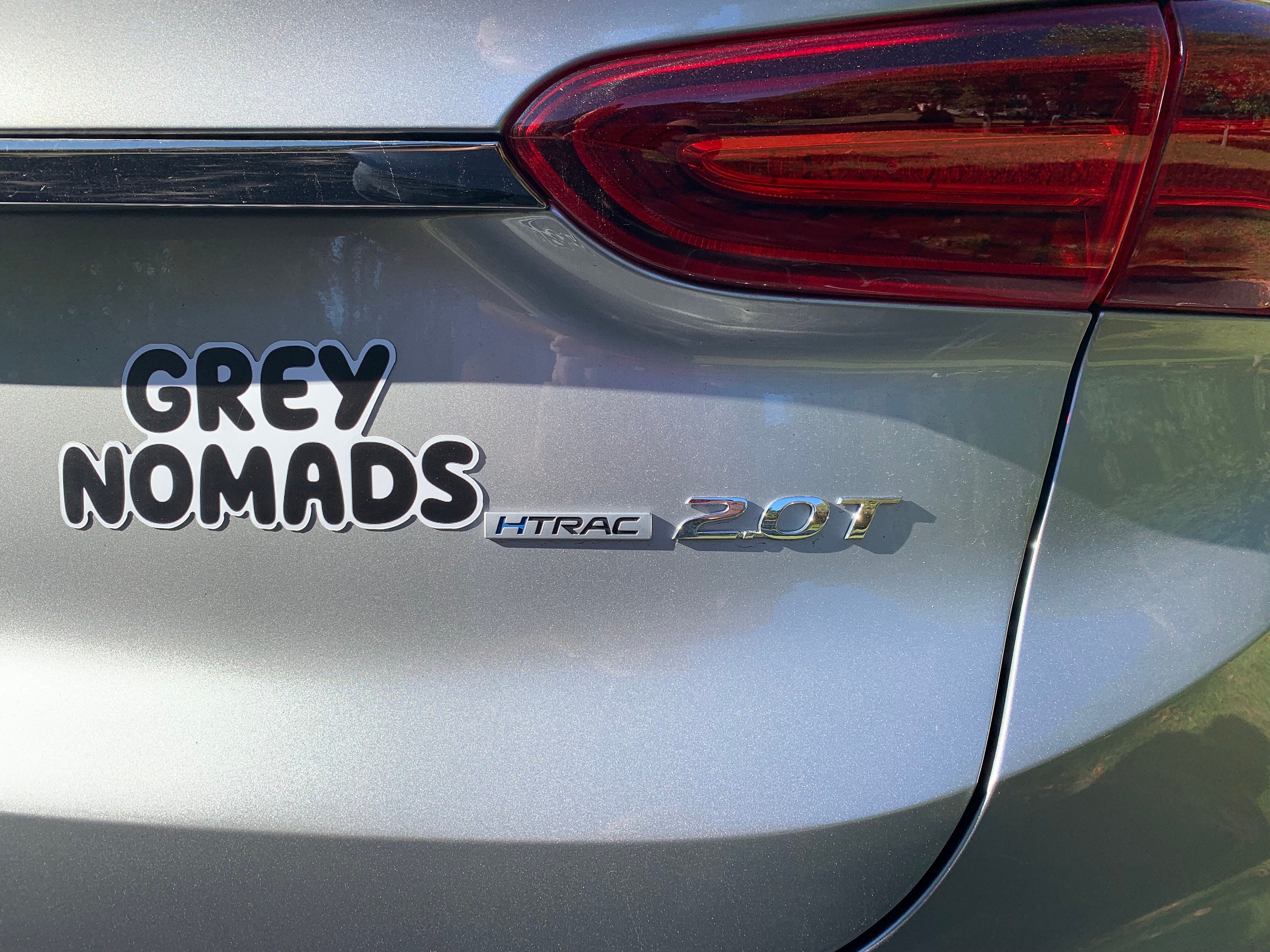 Bluey grey Nomads Magnetic Car Sticker 8 X - Etsy